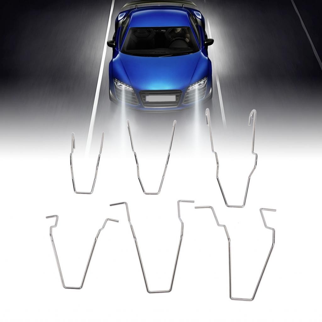 Honglai8 Car Bulb Clip Stainless Steel Scratch Resistant Headlight ...