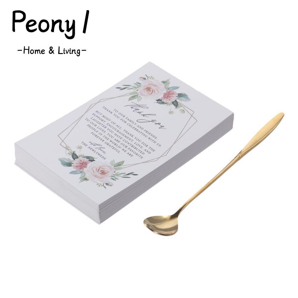 PEONY1 40Set Heart Shaped Tea Spoons, 7inch Gold Tea Party Bridal ...