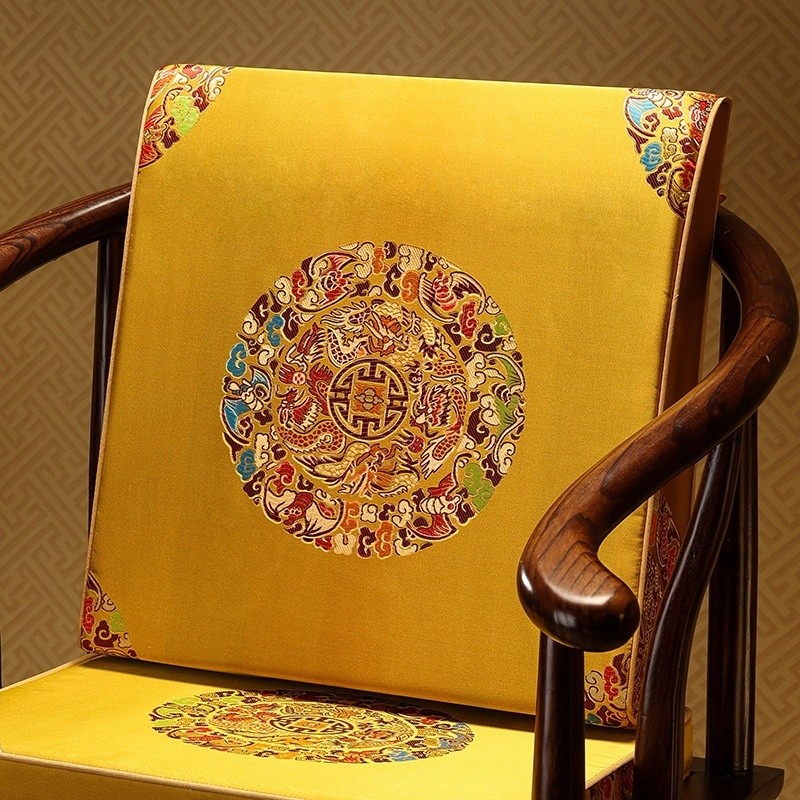 Chinese Mahogany Chair Backrest Sofa Pillow Sponge Cushion Solid Wood ...