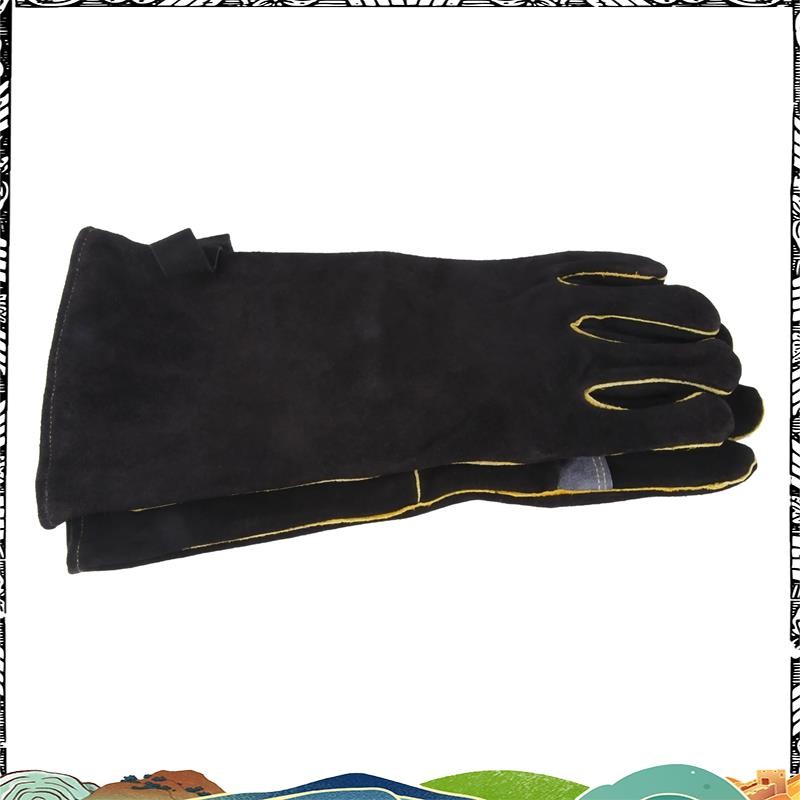 Extreme Heat&Fire Resistant Gloves Leather with Stitching,Mitts Perfect ...