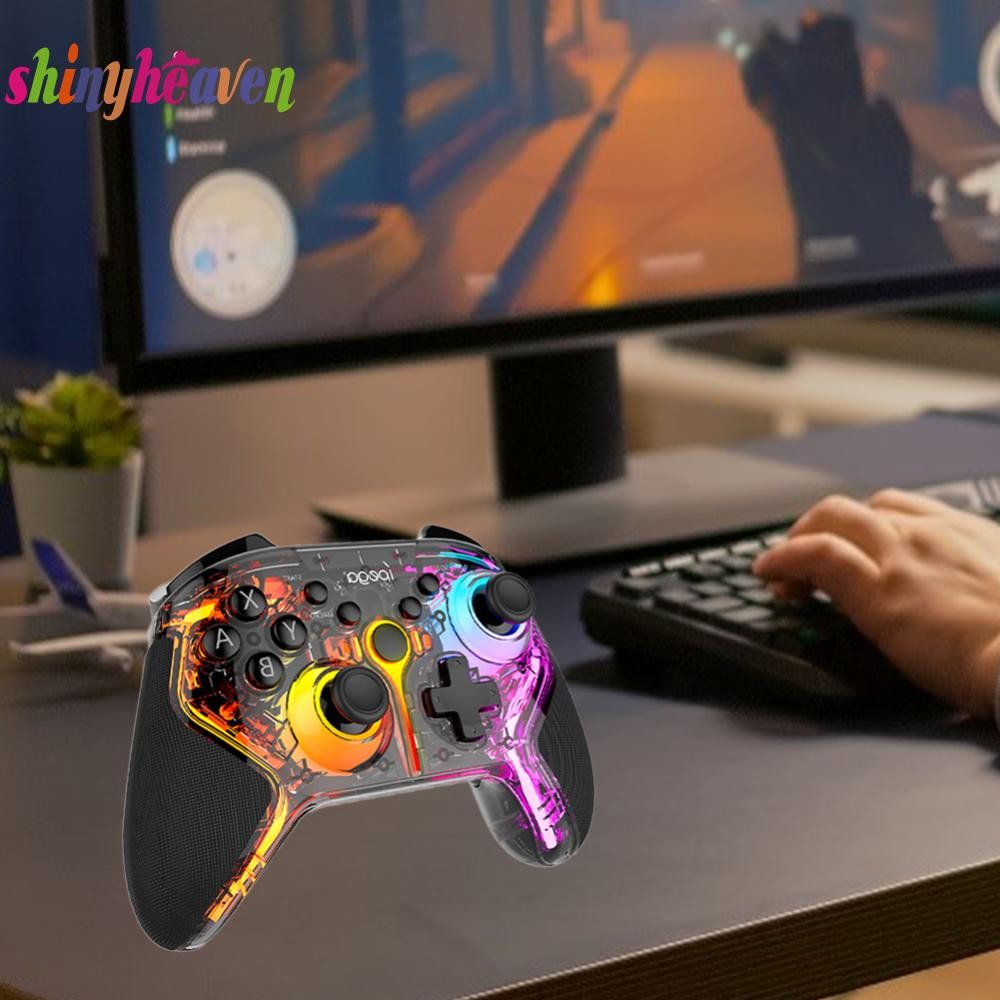 RGB Joystick Gamepad Programmable Bluetooth-Compatible Wireless Gamepad ...