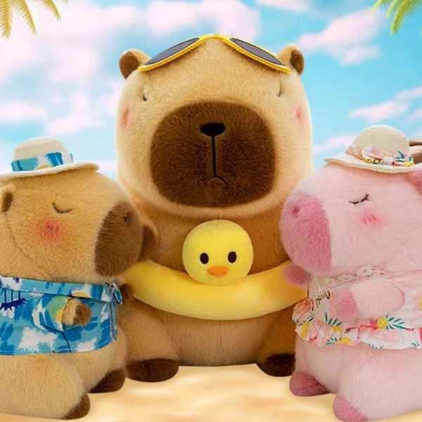 capybara plushie Anak patung Kapibala anak patung capybara mainan mewah ...