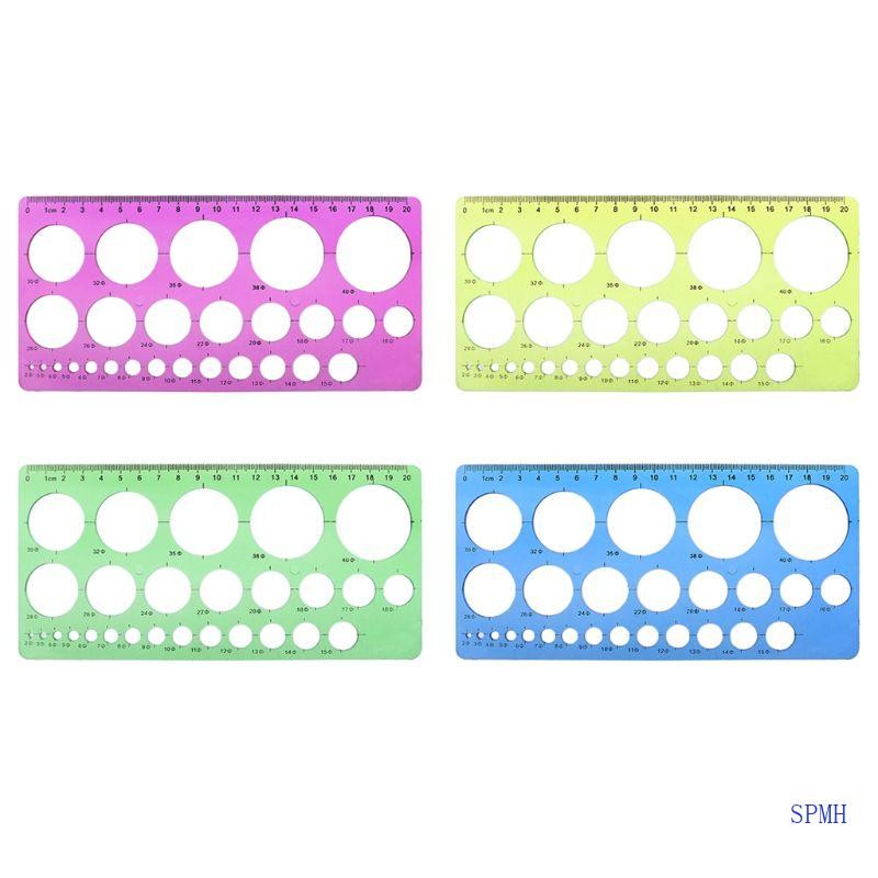 SUP Circle Wheel Painting Ruler Drawing Template Plastic Clear Million ...