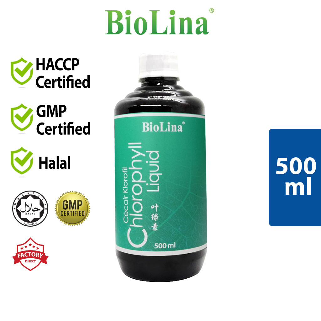 BioLina Liquid Chlorophyll 500ml / BioLina Cecair Klorofil 500ml ...