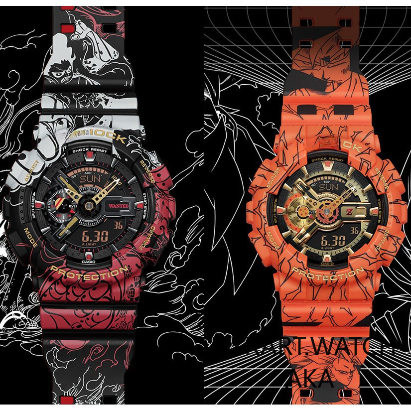 Watch G-OCK × One Piece + Dragon Ball Z Joint Model Shockproof ...