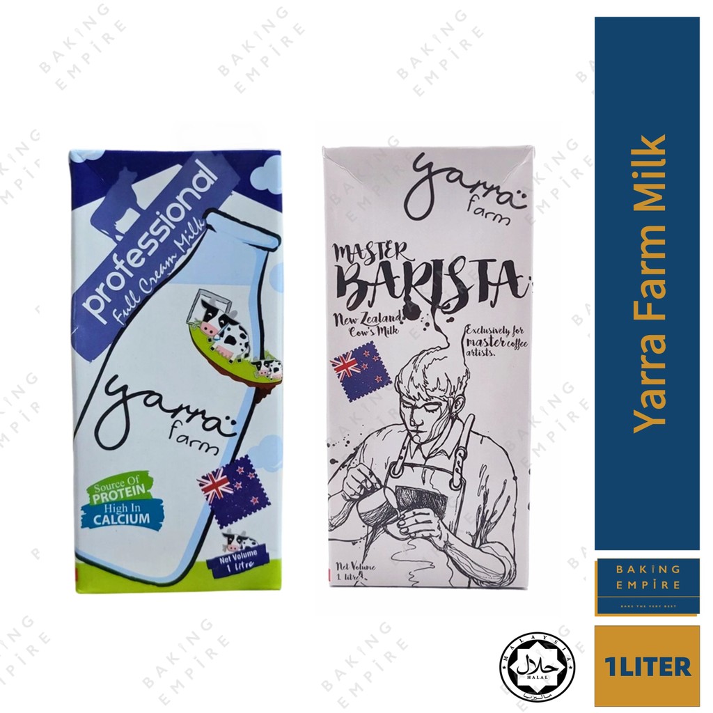 Farm Fresh Yarra UHT Full Cream Milk / Master Barista 1 Litre (WITHOUT ...