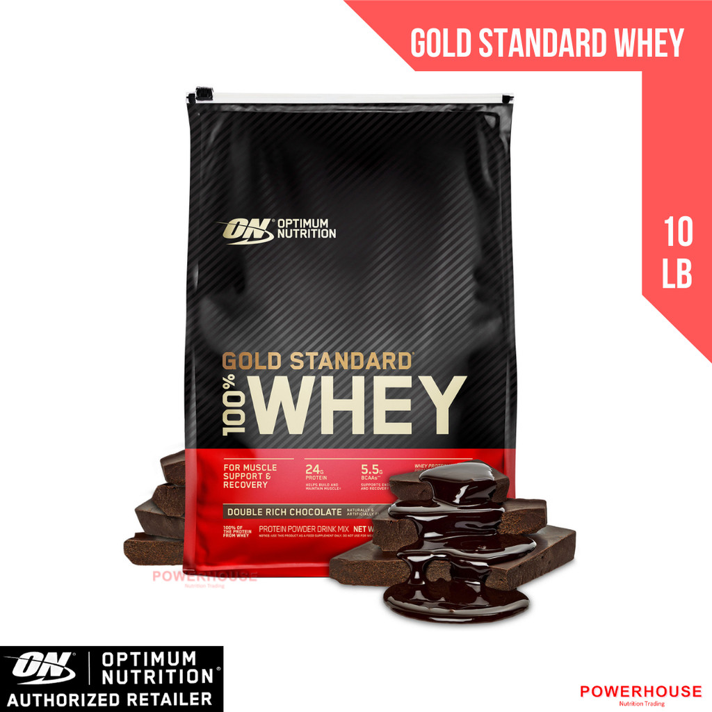Optimum Nutrition Gold Standard Whey, 10 lb - ON Whey Protein, Lean ...