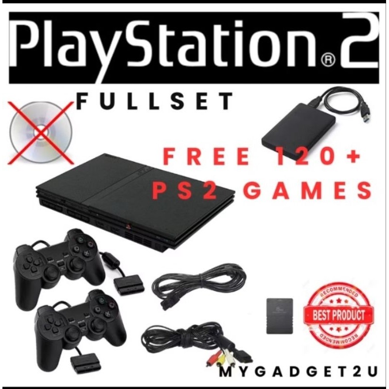 Sony PlayStation 2 full set free games | Shopee Malaysia