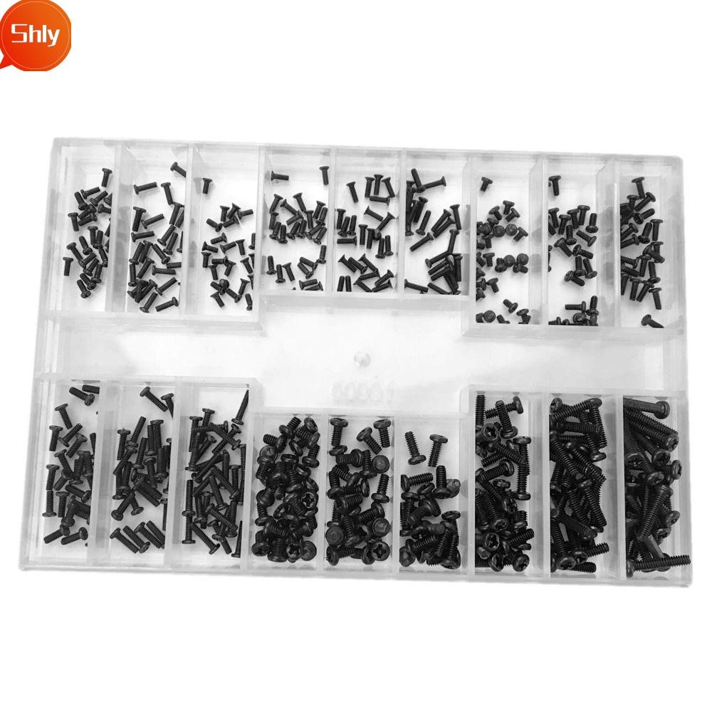SHLY Small Screws, M1.2 / M1.4 / M2.0 Stainless Steel Mini Screws Assortment Kit, Maintenance ...