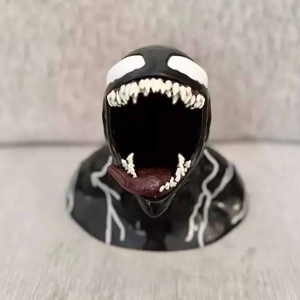 Venom Iron Blood Resin Half Body Head Figure Carvings and Ornaments ...