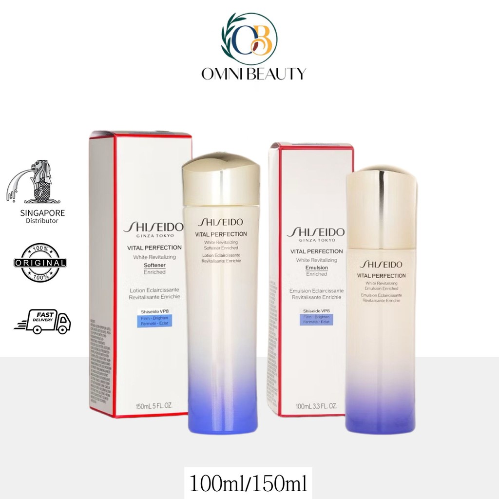 Shiseido Vital-Perfection White Revitalizing Emulsion & Softener ...