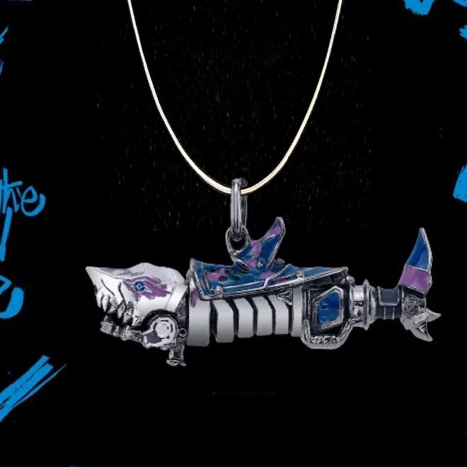 KINGGEO LOL Arcane: League of Legends 2 Jinx Rocket Pendant Necklace ...