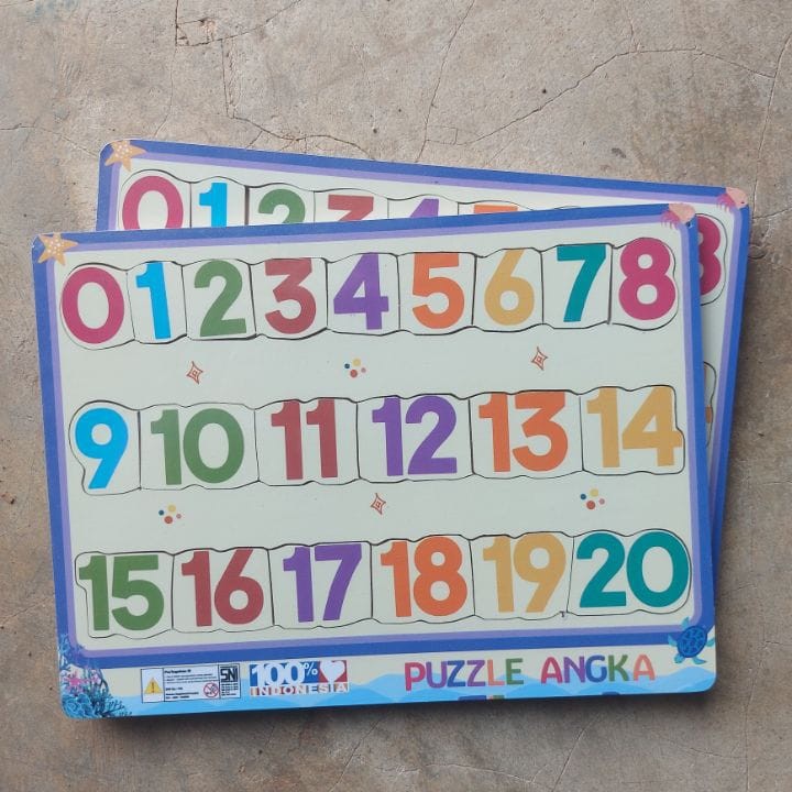 Haula TOYS || Number puzzles, sticker number puzzles, play to recognize ...