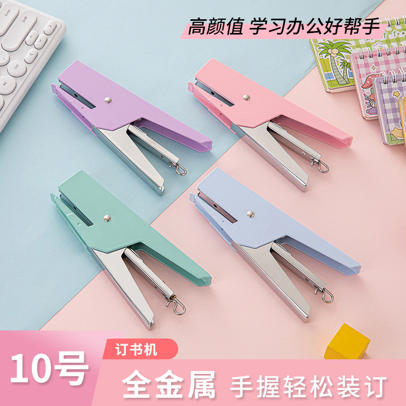 Cadangan adik perempuan # Macarons warna genggam stapler takeaway mesin ...