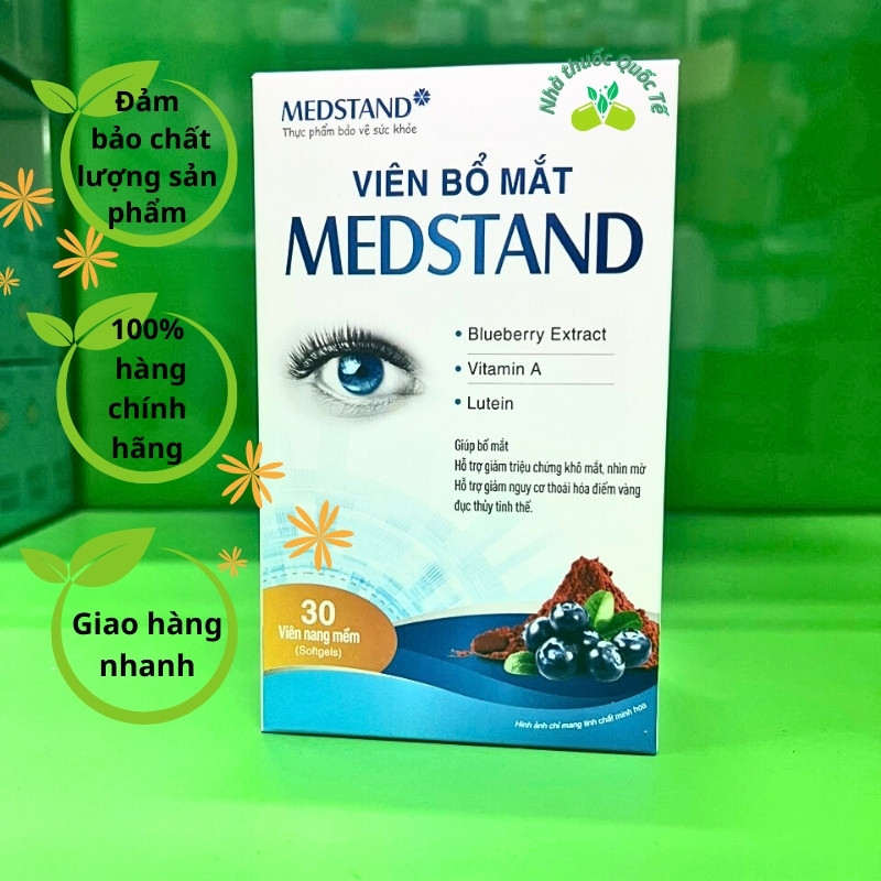 Medstand eye supplements Box of 30 soft capsules - Supports reducing ...