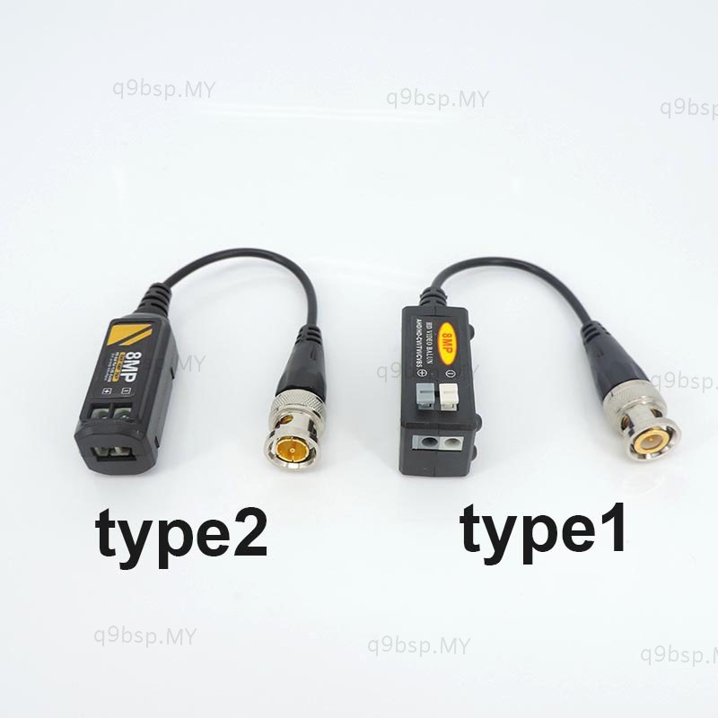 Video Balun Connector BNC Video Balun to UTP Transceiver 3000FT ...