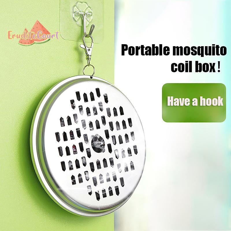 [ECM] Outdoor Portable Fishing Mosquito Tray Metal Mosquito Coil ...