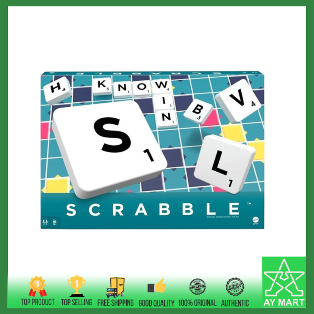 Scrabble English Edition: Classic Word Board Game for Fun, Learning ...