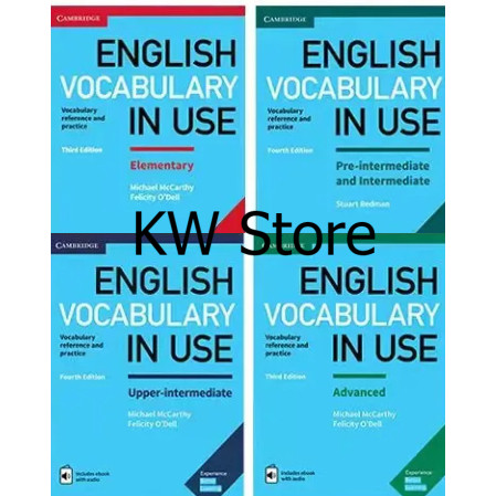 4IN1 English Vocabulary in Use (Elementary, Intermediate, Upper ...