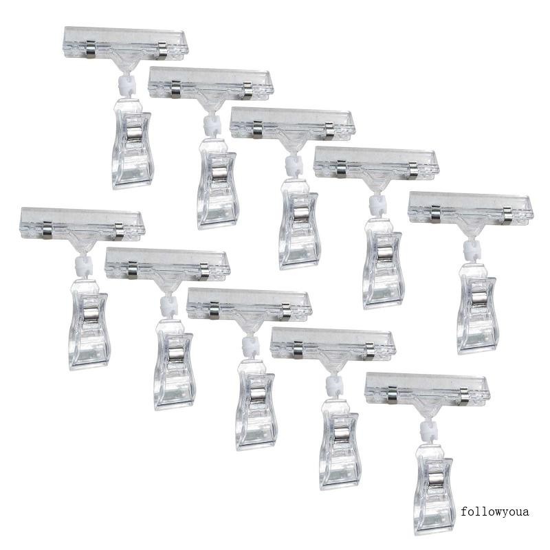 Mini Clip Tag Holders for Business Store Exhibition Shop Cards ...