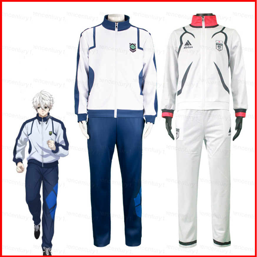YS Anime Blue Lock Yoichi Isagi Cosplay Sportwear Costume School ...