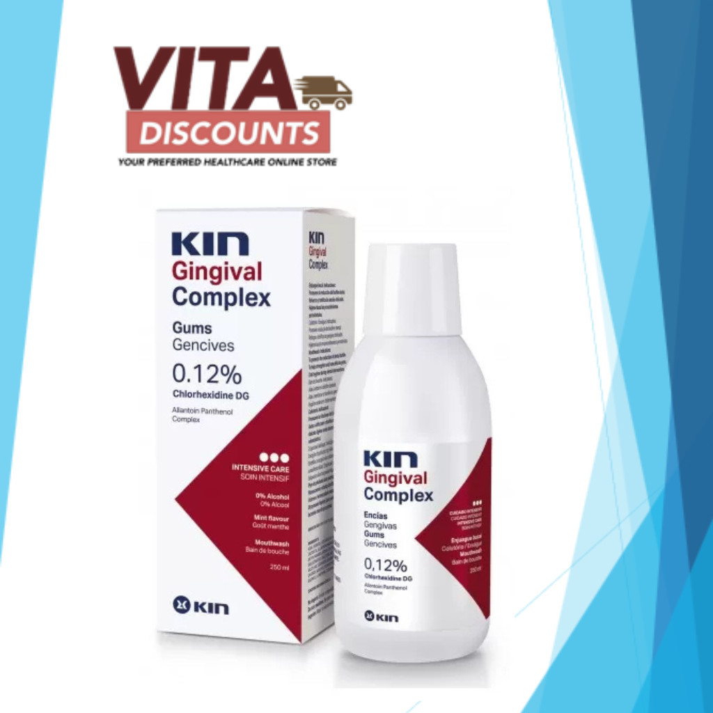 KIN GINGIVAL COMPLEX 0.12% MOUTHWASH 250ML EXP04/2027 | Shopee Malaysia