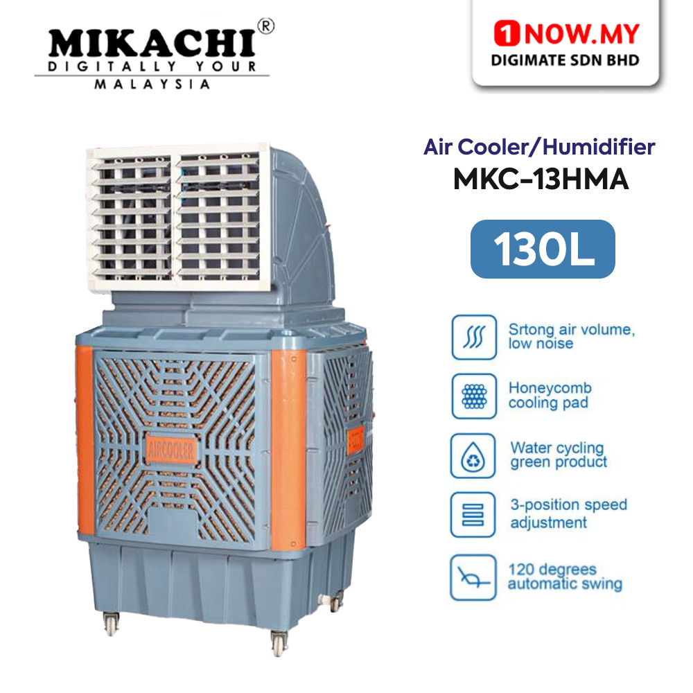 MIKACHI 130L Industrial Air Cooler with Humidifying Function MKC-13HMA ...