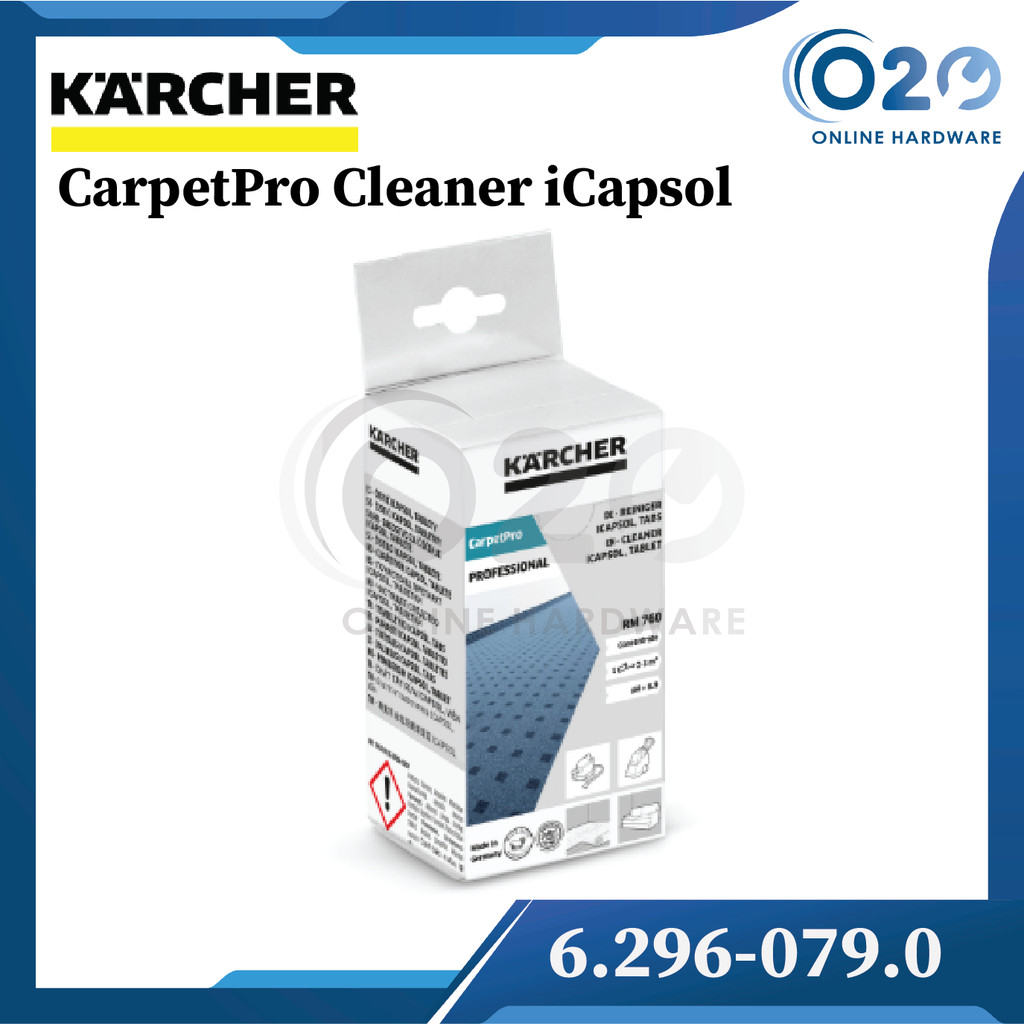 KARCHER CarpetPro Cleaner iCapsol Tablet RM760 Carpet Cleaner Spray ...