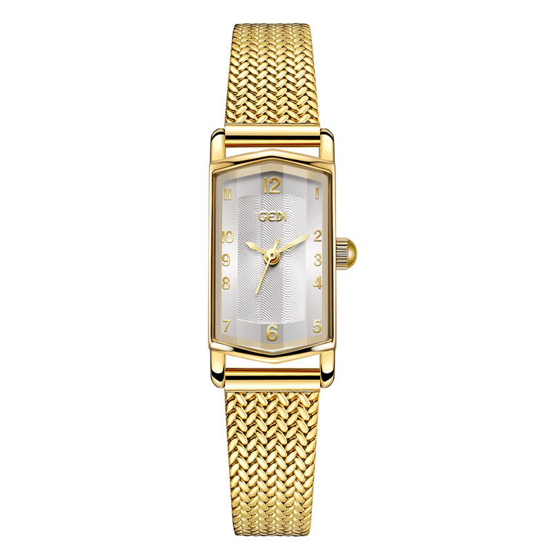 GEDI 13066 Simple Trendy Quartz Watch Mesh with Waterproof Temperament ...