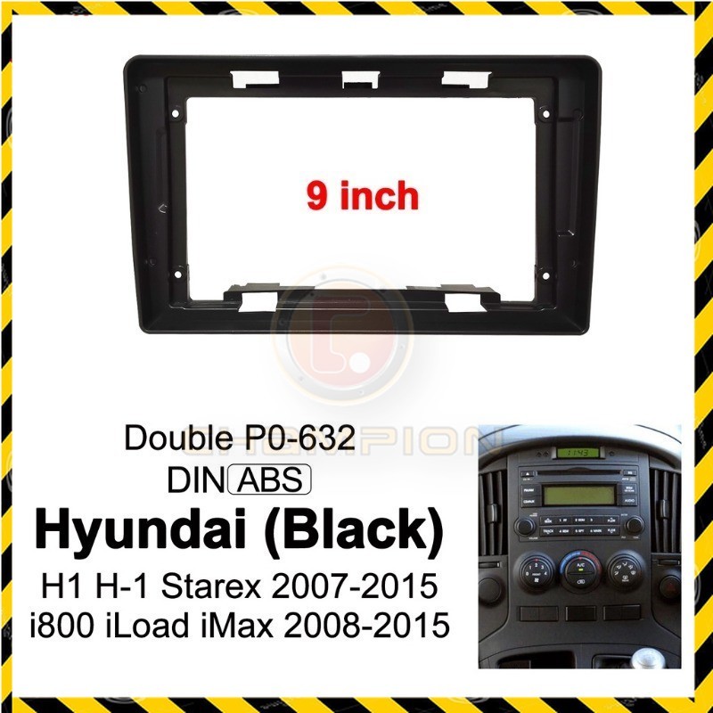 Car Radio Fascia For 2007-2015 Hyundai Starex/ H1 9 Inch Frame Android ...
