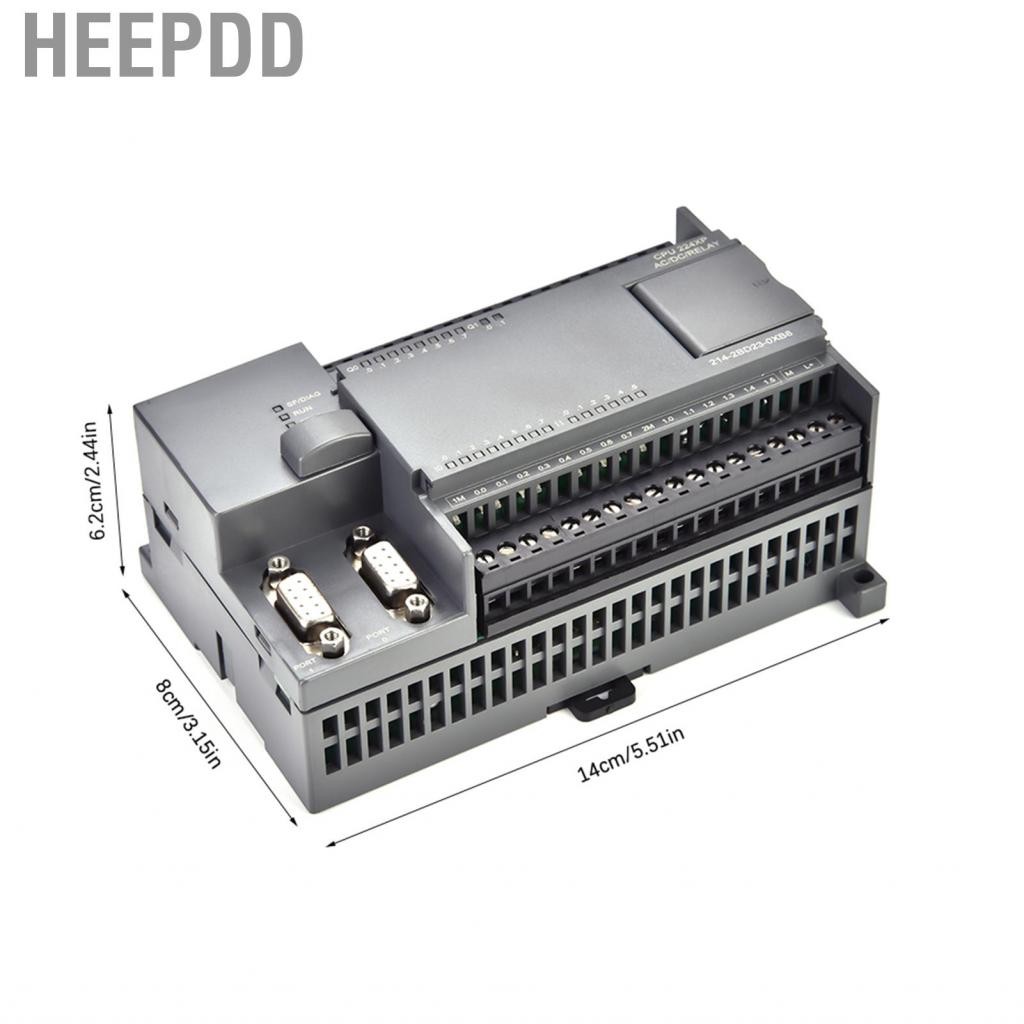 HEEPDD Programmable Logic Controller Jadpes 220V PLC S7-200 CPU224XP Relay Output Industrial ...