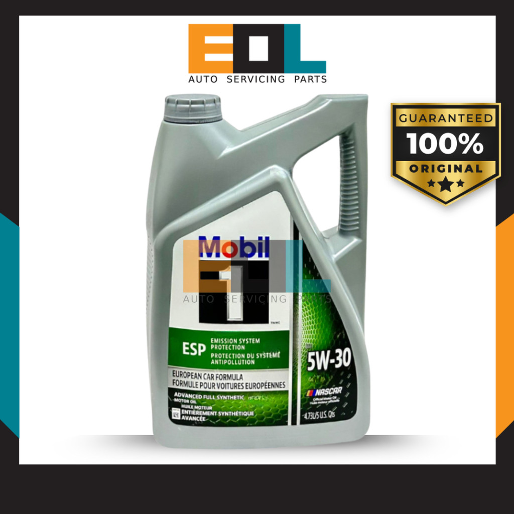(USA) MOBIL 1 ESP 5W30 SP C3 Advanced Fully Synthetic Engine Oil (4.73L ...