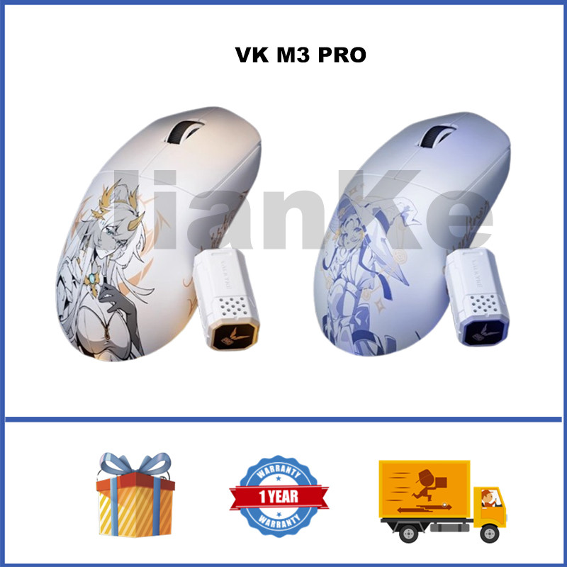 VALKYRIE VK M3 PRO Wireless Mouse PAW3950 Lightweight 42000DPI 230mAh ...