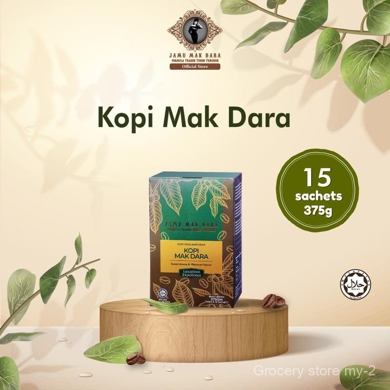 KOPI MAK DARA Kopi Arabika dengan Krimer Tanpa Tenusu & Gula Nano 15 ...