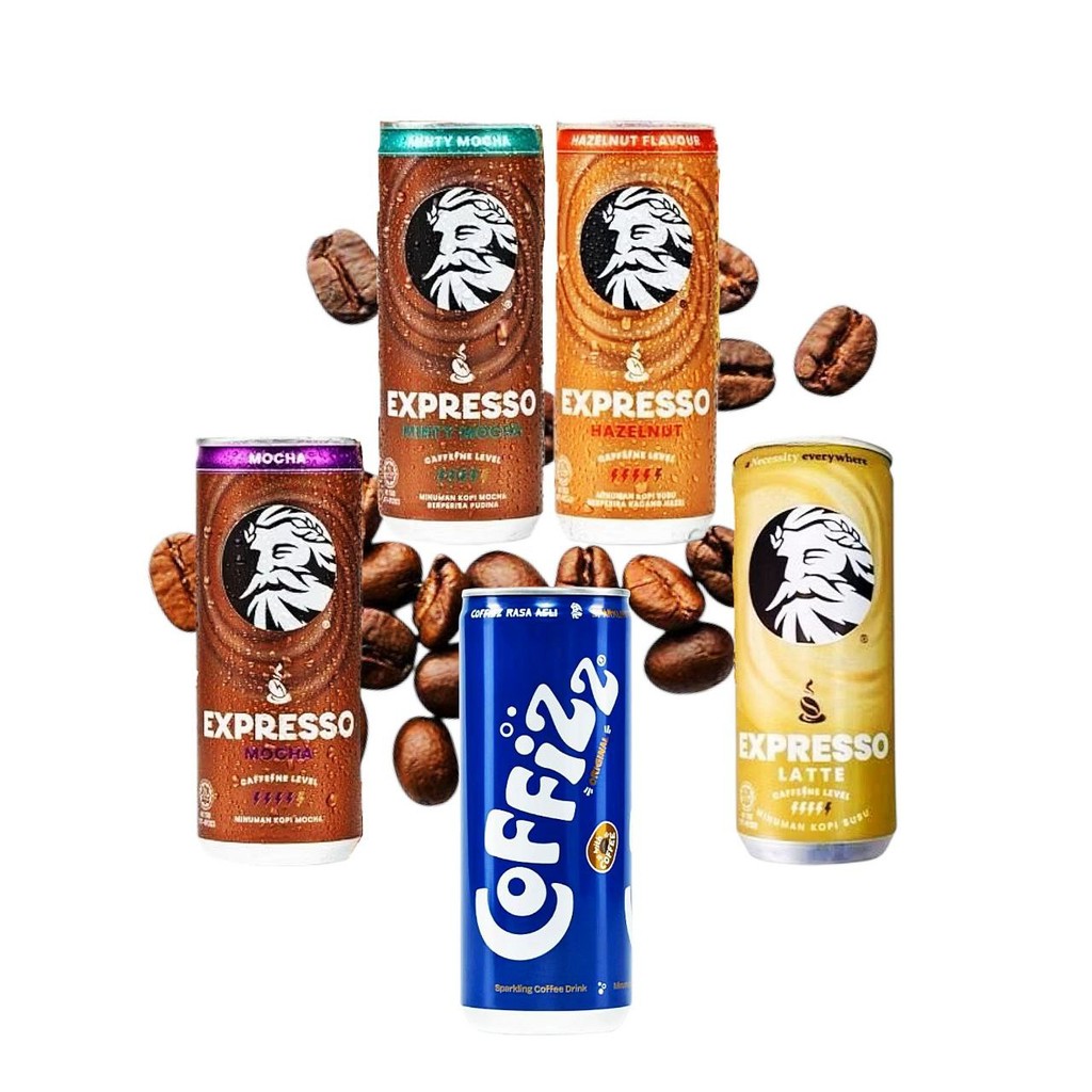 [ 1 Tin ] (240ml /250ml) ZUS Expresso Coffizz ( Latte / Mocha ...