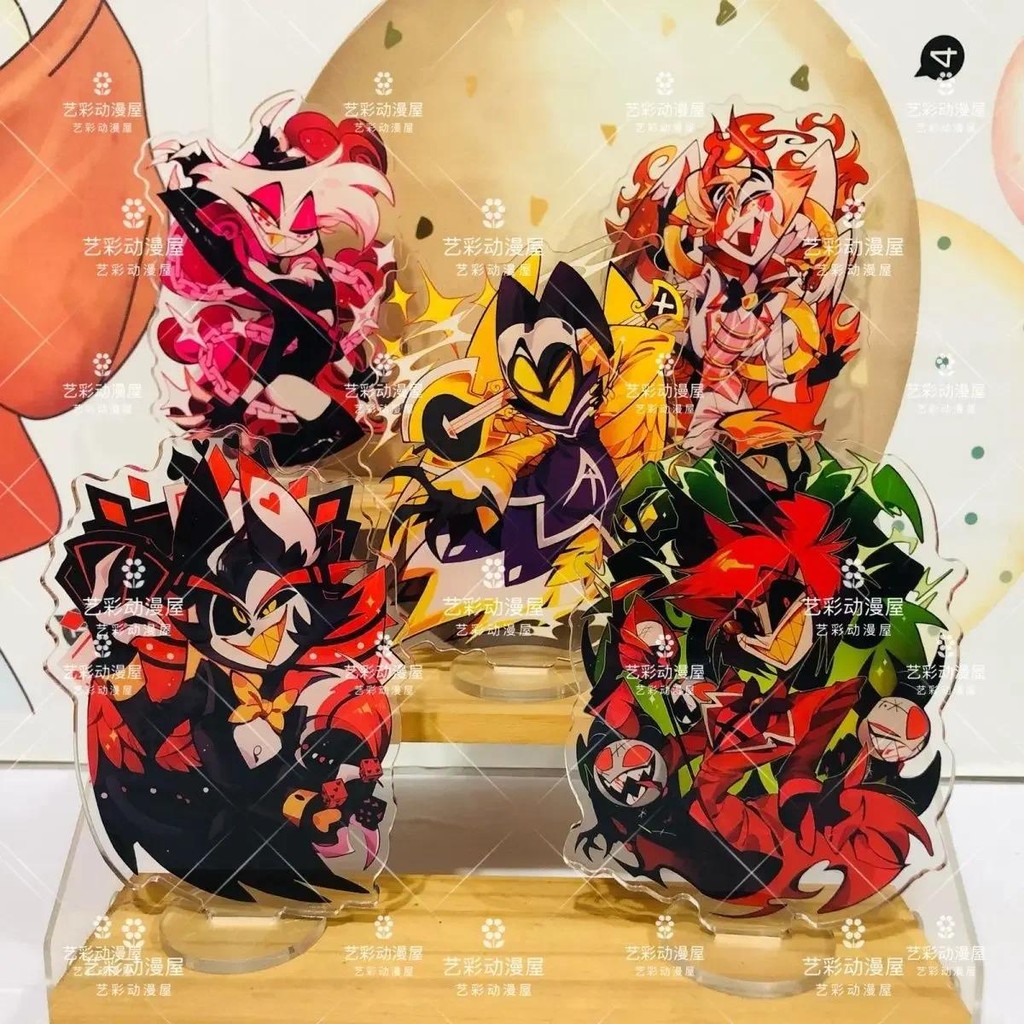 Alastor 3 Vees Velvet Anime Figure Vaggie Lucifer Morningstar Toy ...