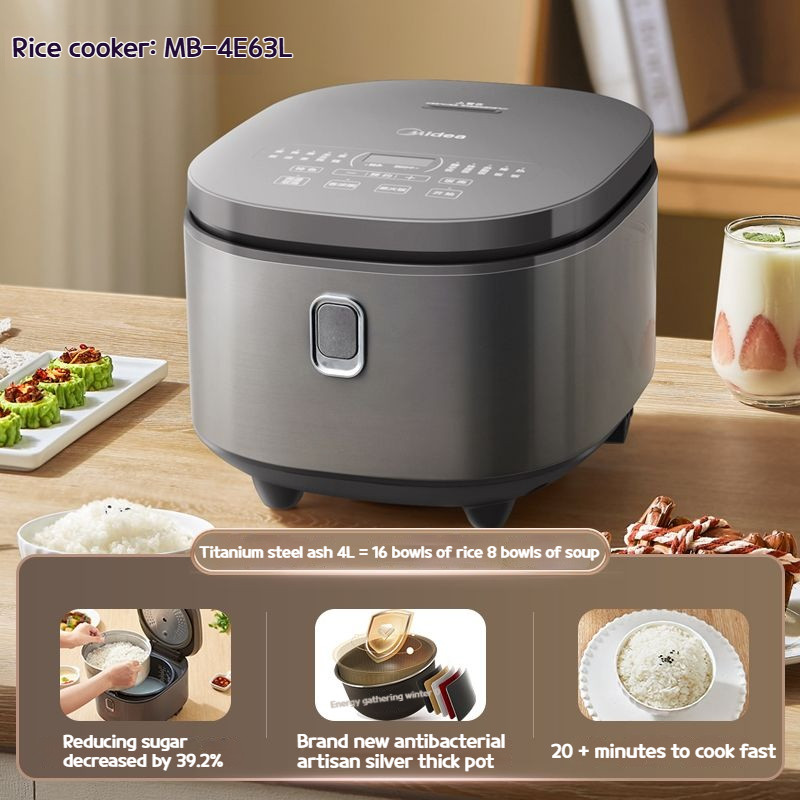 (De-sugar Rice Cooker) Midea Branded Non-stick Coating Inner Pot Low ...