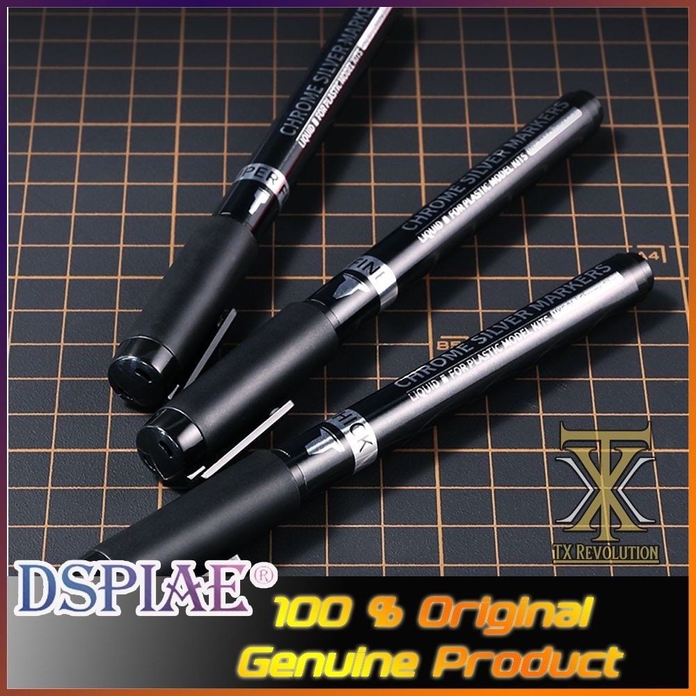 DSPIAE MKC Chrome Silver Marker Self Leveling 电镀银自流平马克笔 | Shopee Malaysia