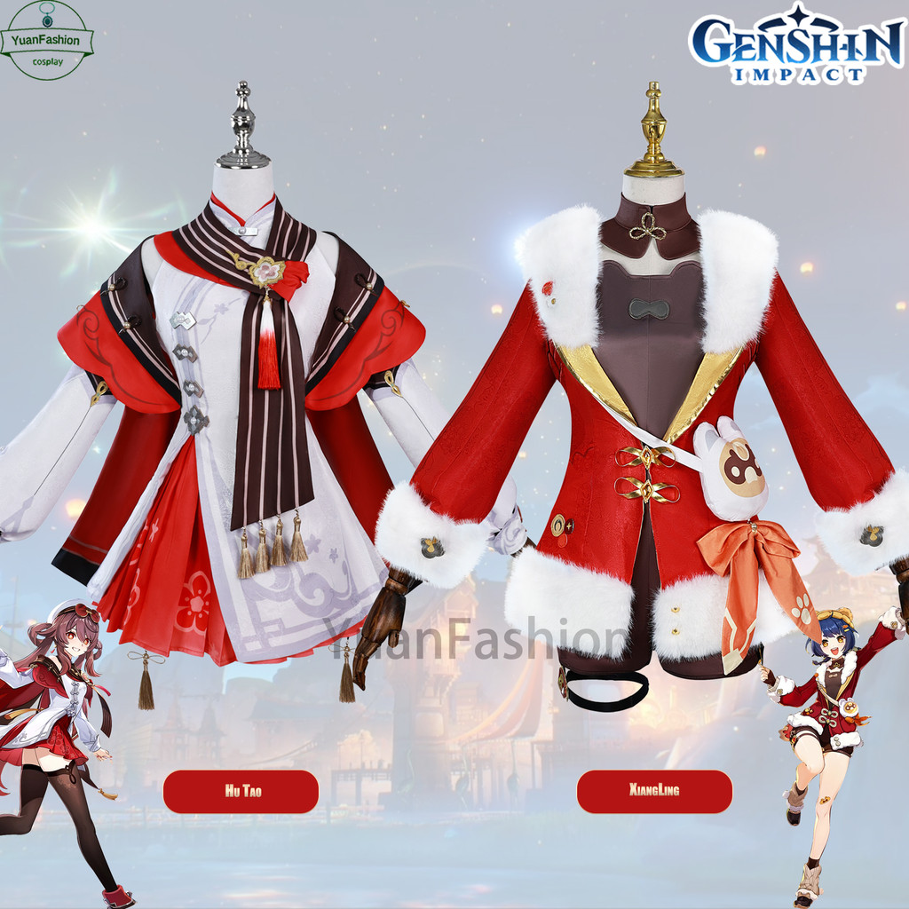 [Ready Stock] Genshin Impact Lantern Rite cosplay Lantern Rite Hu Tao ...