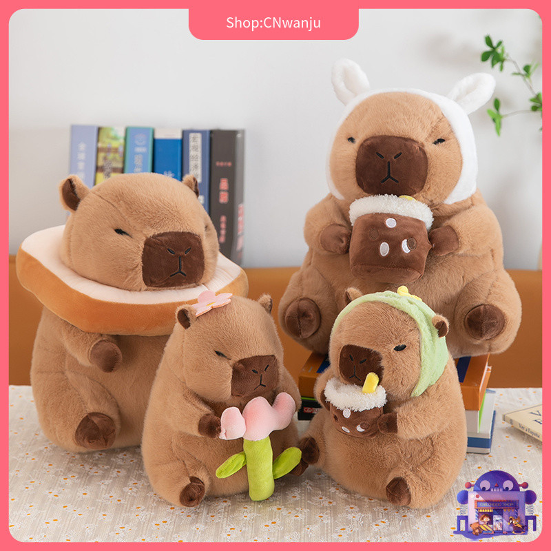 Toyss Capybara Toys Patung Murah Capybara Capibara Plushie Fluffy Toy ...