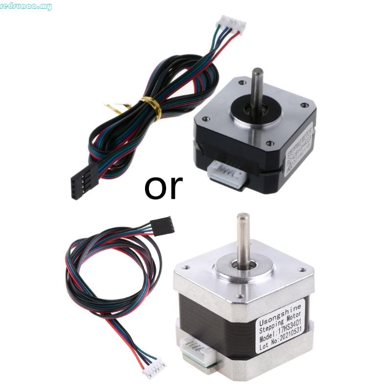 redsunaa Stepper Motor 16Ncm Torque Stepper Motor NEMA 17 Step Motor 2 Phase 1 8 Degree 0 8A ...