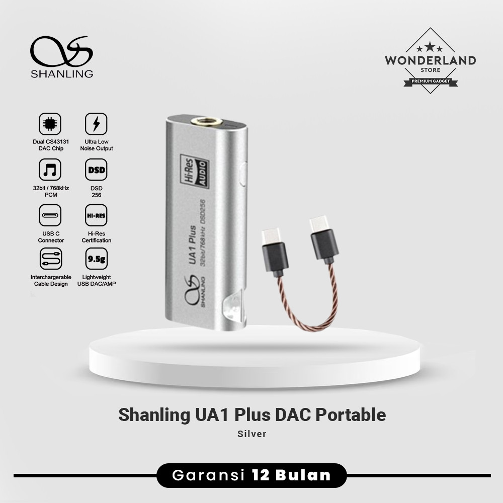 Shanling UA1 Plus / UA1+ Dual CS43131 Portable USB DAC / Amplifier - Wonderland Store Malang ...