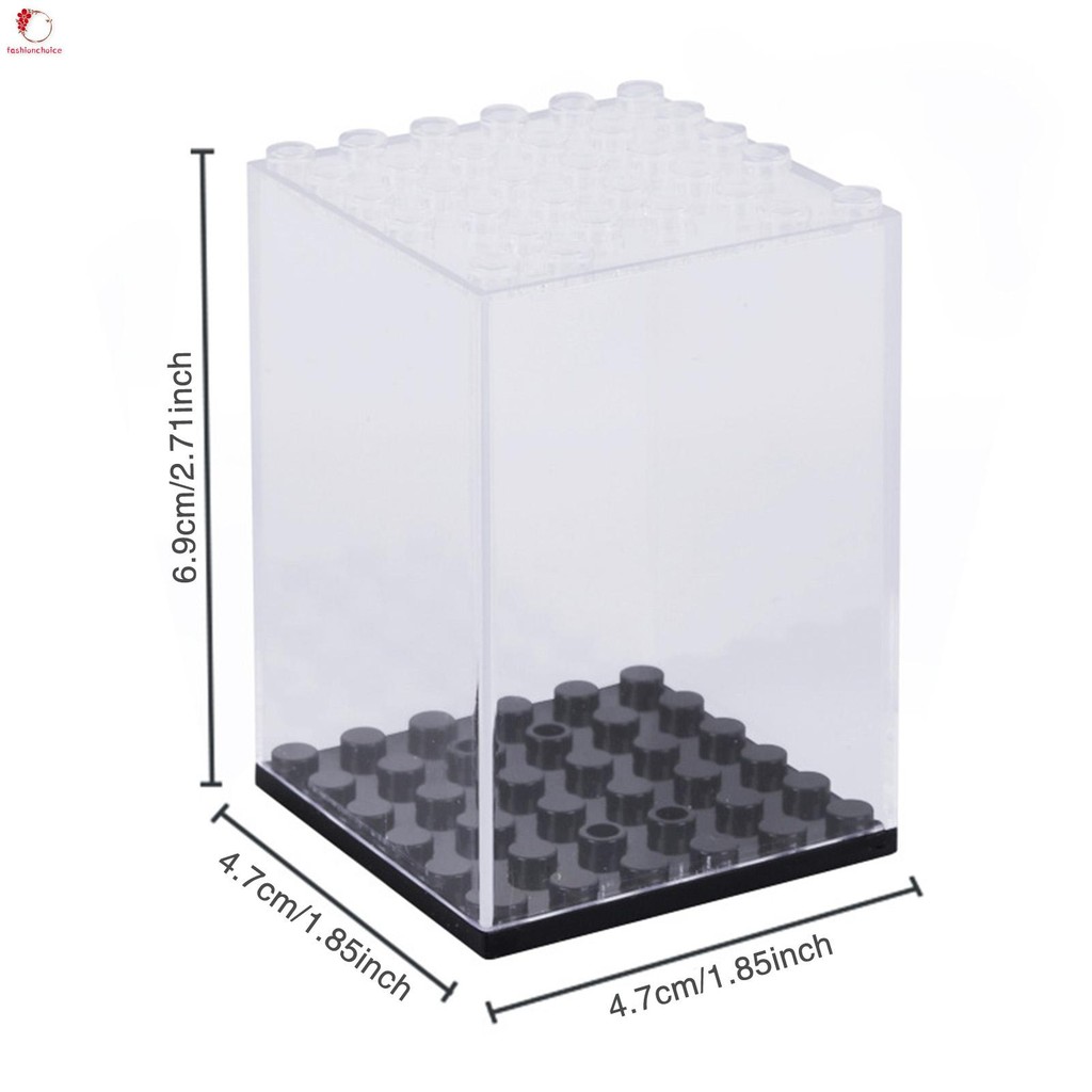 Minifigures Clear Display Case Waterproof Stackable Lego Building Block ...