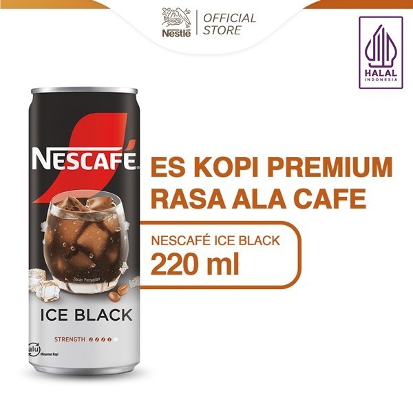Nescafe Ice Black Flavored Canned Coffee Drink 220ml | Shopee Malaysia