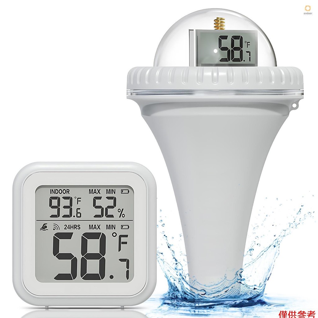 Pool Thermometer Floating Easy Read Digital Pool Temperature ...