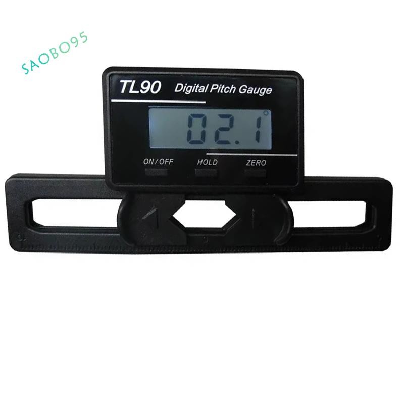 TL90 LCD Digital Pitch Gauge Propeller Blades Angle Measurement Tool ...