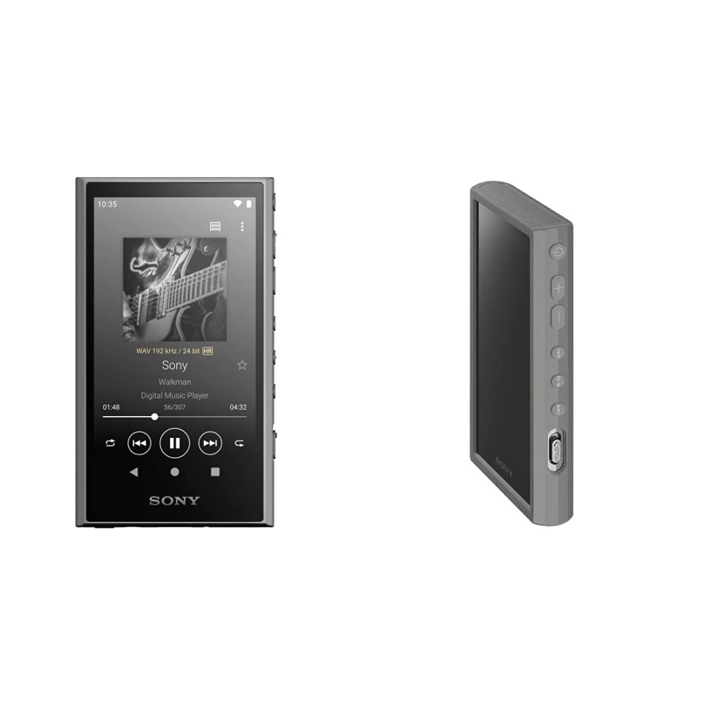 【NW-A306 Gray and Sony Walkman Genuine Accessory Silicone Case for NW ...