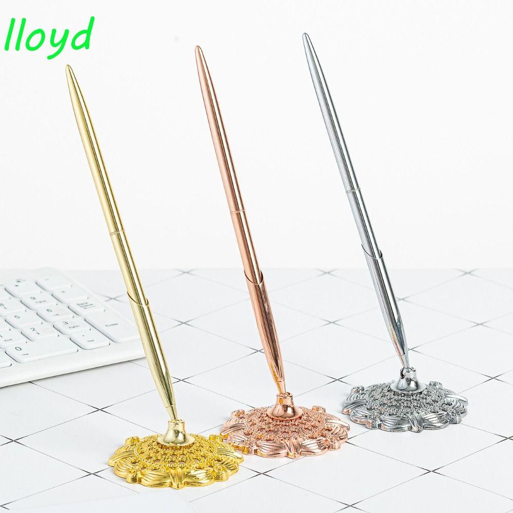 LLOYD Reception Desk Pen, Gold Silver Wedding Decor Signing Diamond Pen ...