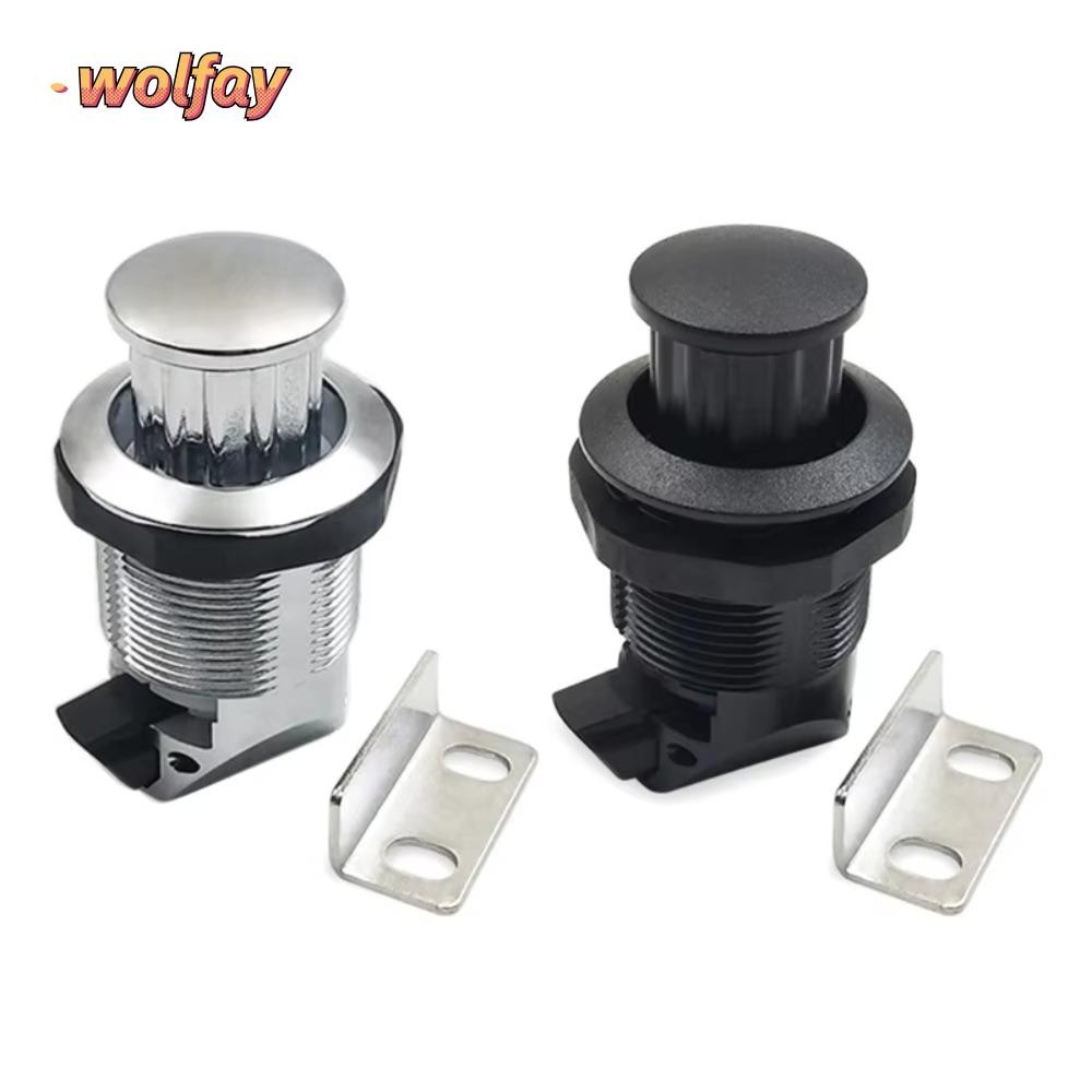 WOLFAY RV Cabinet Push Button Latches, Door Knobs Plastic Drawer ...