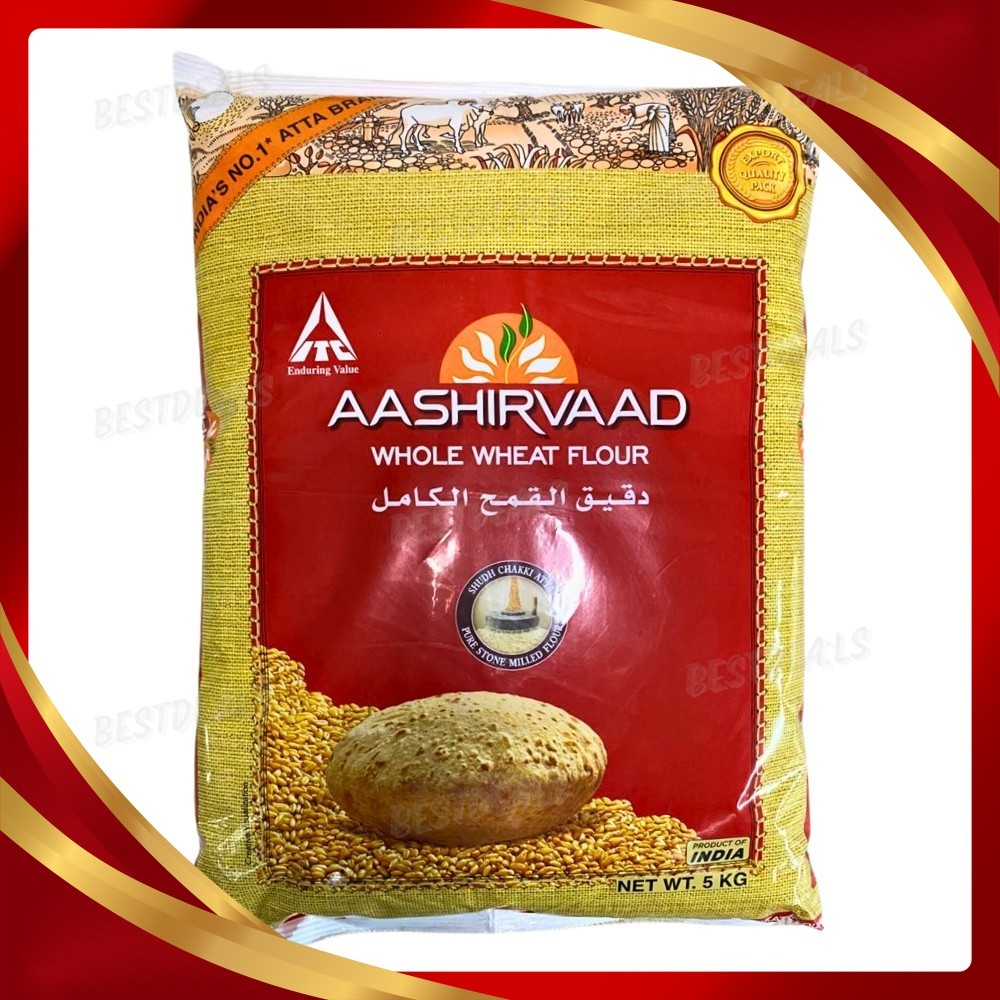 Aashirvaad Whole Wheat Atta 5kg | Shopee Malaysia